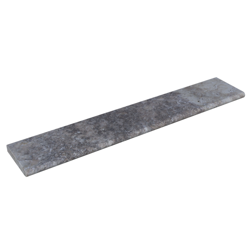 Silver Travertine Pool Coping